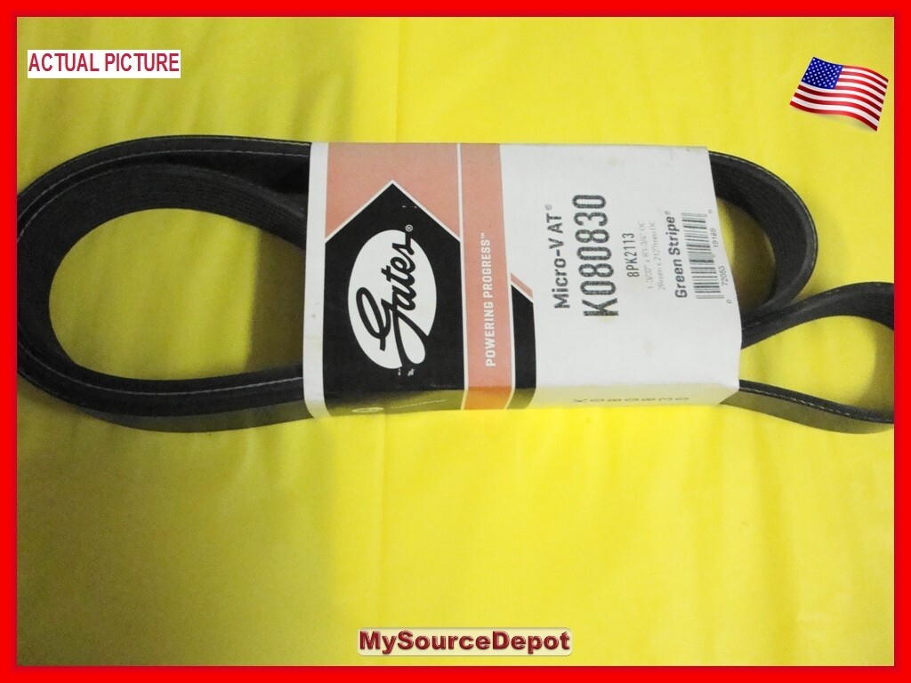 SERPENTINE BELT ,GATES BELT,K080830 | eBay