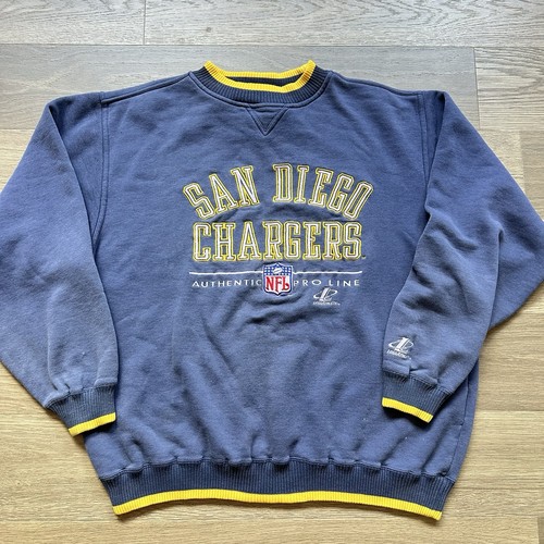 Logo Athletic San Diego Chargers Crewneck Adult XL NFL Pro Line ...
