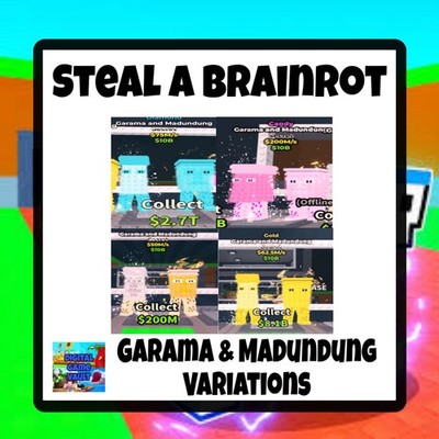 Steal A Brainrot Garama And Madundung Variants | eBay