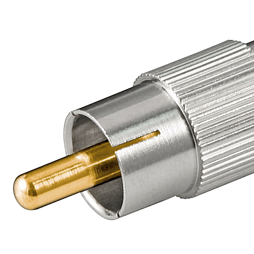 Adapter Cinch Stecker - BNC Kupplung / Buchse - Audio Video - BNC / RCA ...