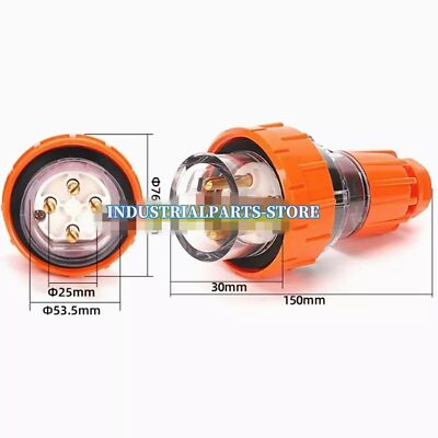 Qty:1 NEW FOR 56P440 Outdoor waterproof plug 40A 4-core | eBay