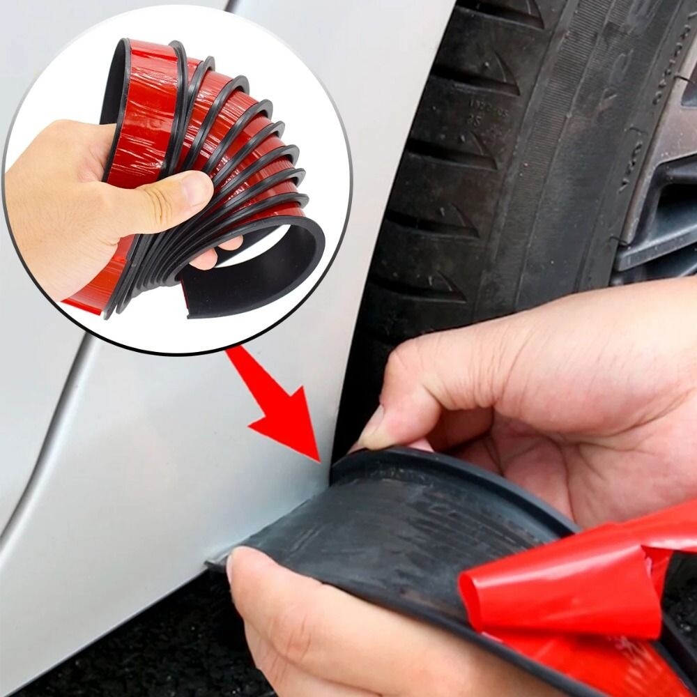 PVC Fender Flares Car Non Destructive Installation Protector Cover Mud ...