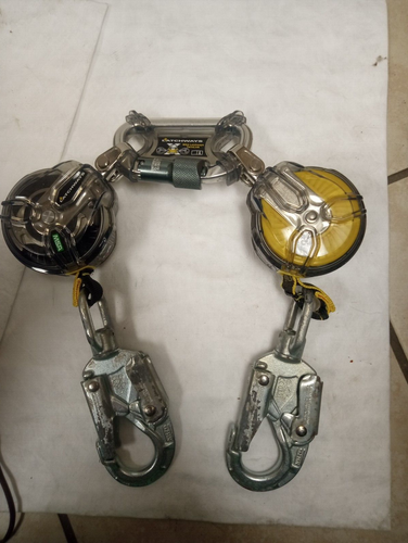 MSA Latchways TwinLink Fall Protection Lanyard 130-310 LBS Fall safety ...