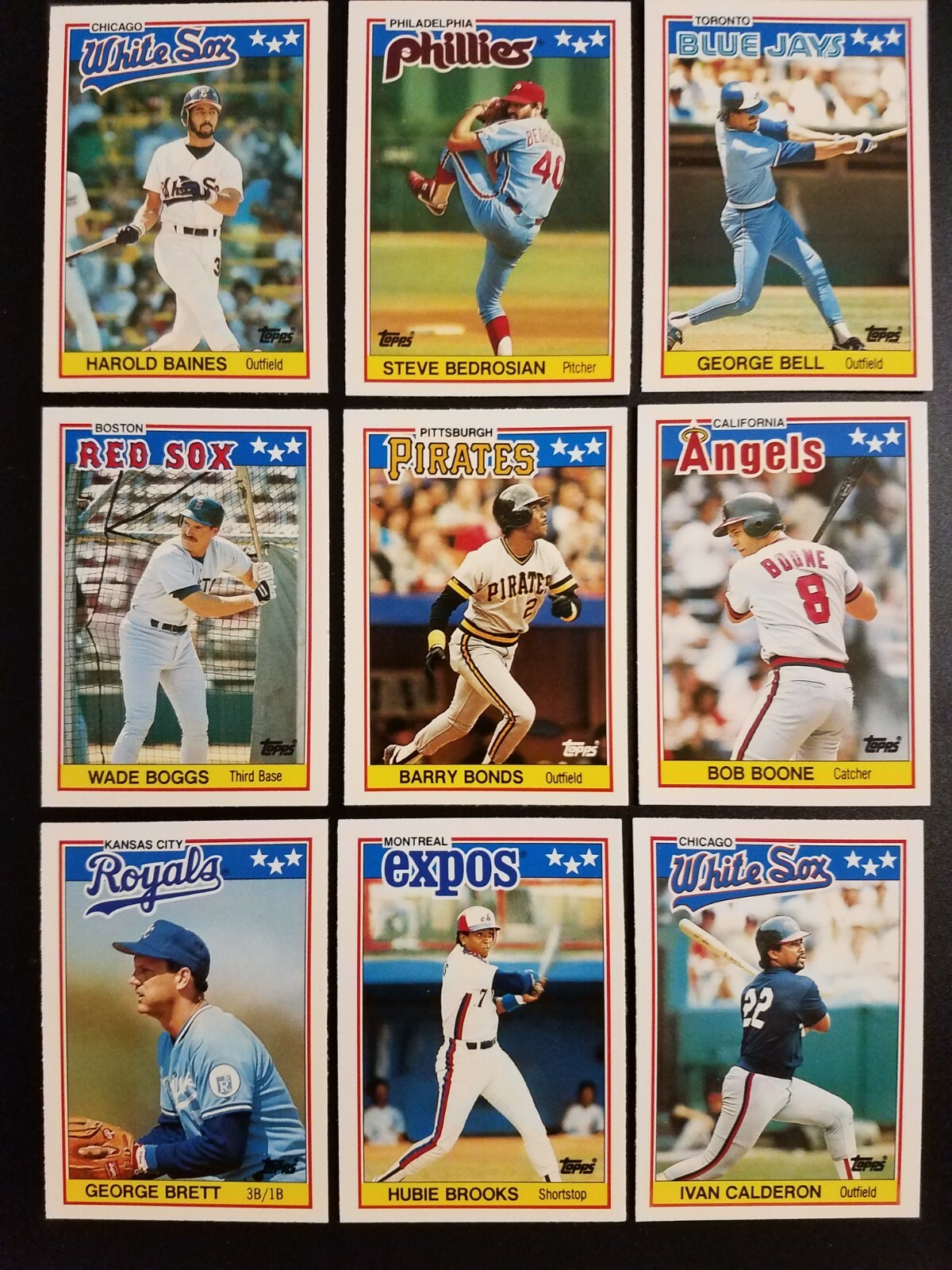 1988 Topps UK American Baseball Minis *Pick Your Player* 10+ Items Ship ...