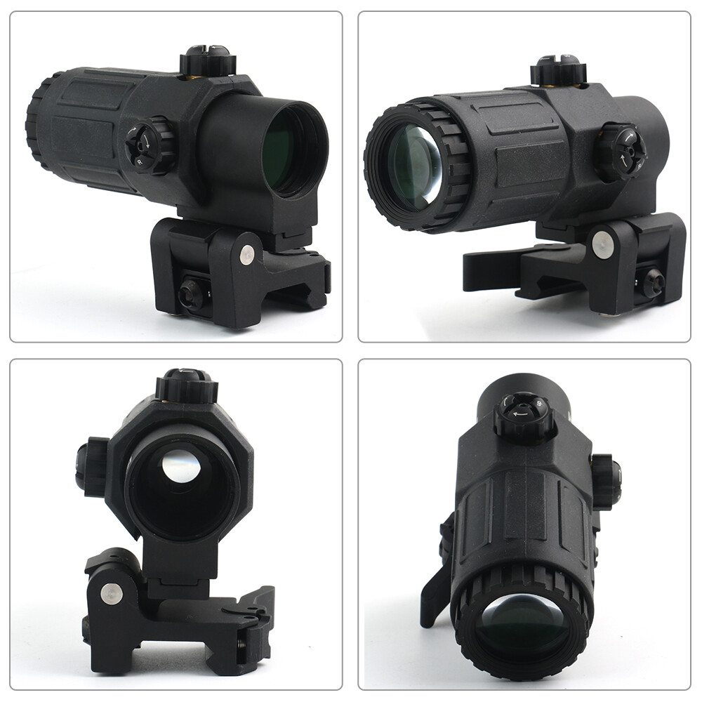 558 Green/Red Dot Holographic Reflex Sight + G33 3X Magnifier QD Side ...