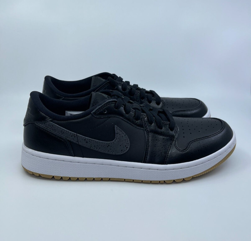Air Jordan 1 Low Golf Black Anthracite Gum Brown DD9315-005 Men Size 10 ...