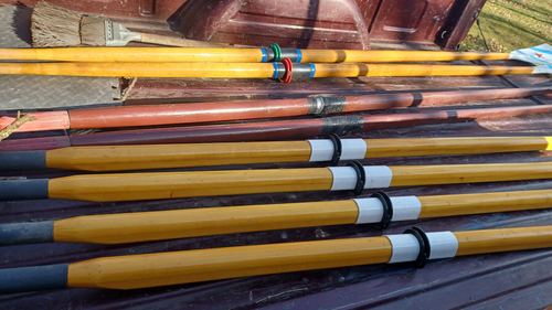 Vintage Pair, George Pocock Wood Sculling Blades/Oars, for Racing ...