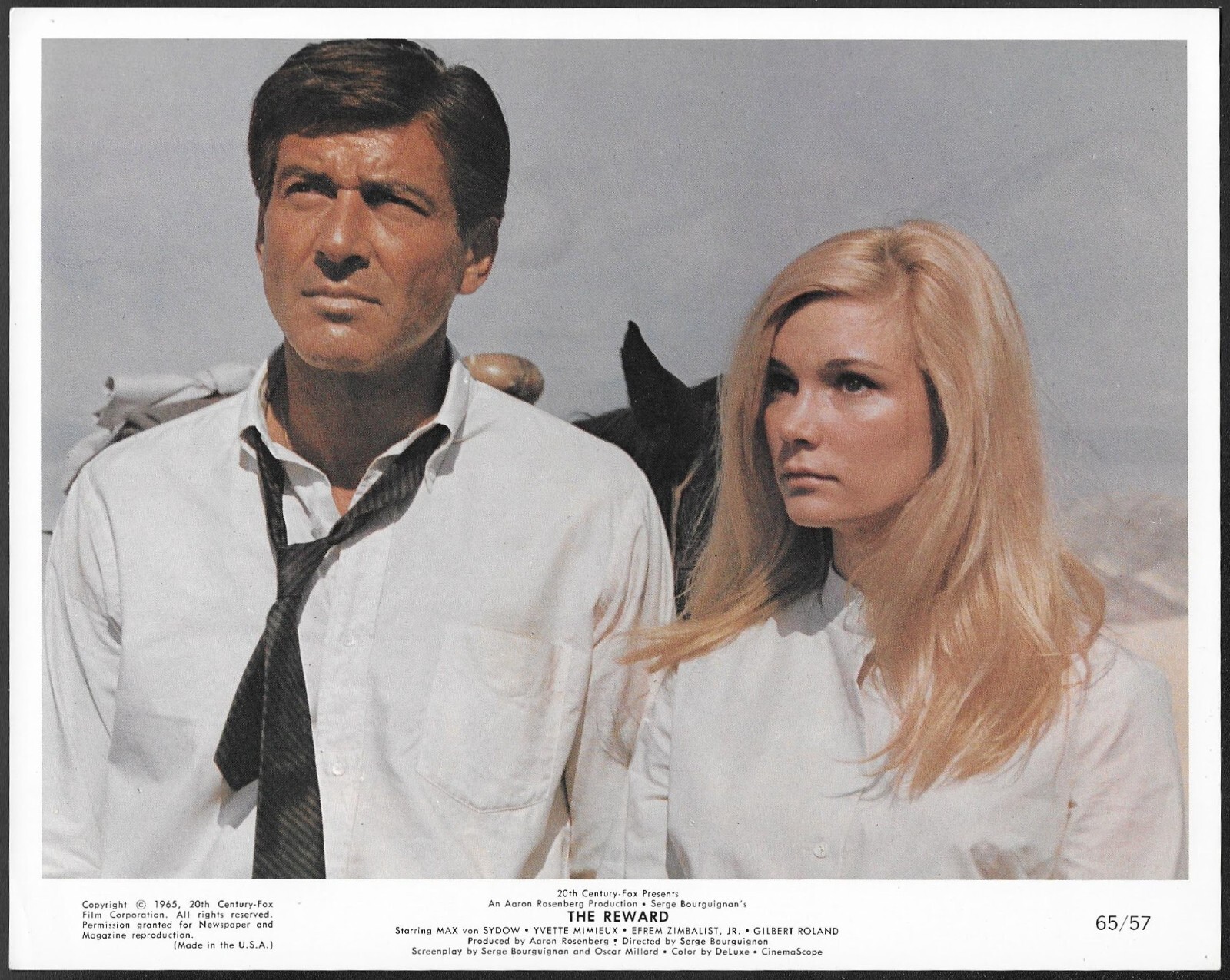 Yvette Mimieux LOT 4 Original 1960s Photos The Reward Zimbalist Max von ...