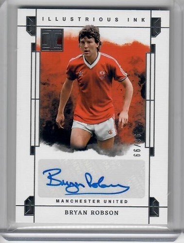 2023-24 Panini Impeccable EPL Illustrious Ink BRYAN ROBSON Auto 96/99 ...