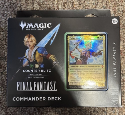 IN HAND Magic: The Gathering Final Fantasy X Commander Deck Counter ...