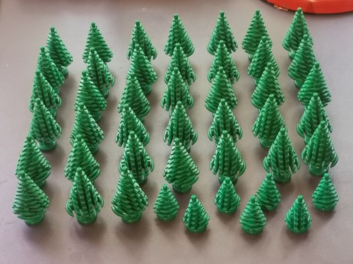 Huge Job Lot 45x vintage LEGO conifer pine trees cone large 3471 and ...