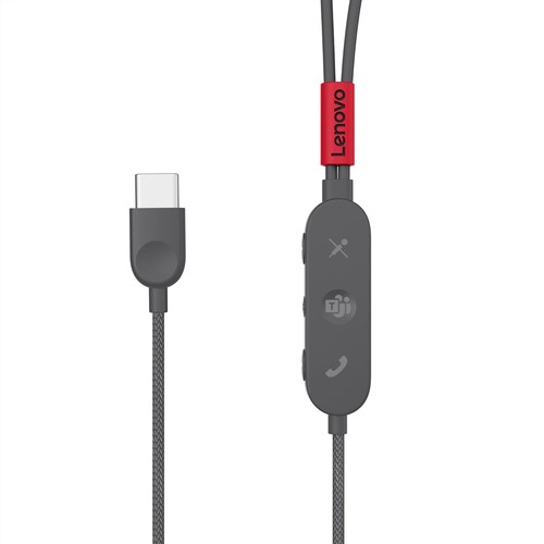 Lenovo Go USB-C ANC Active Noise Cancellation in-Ear Headphones ...