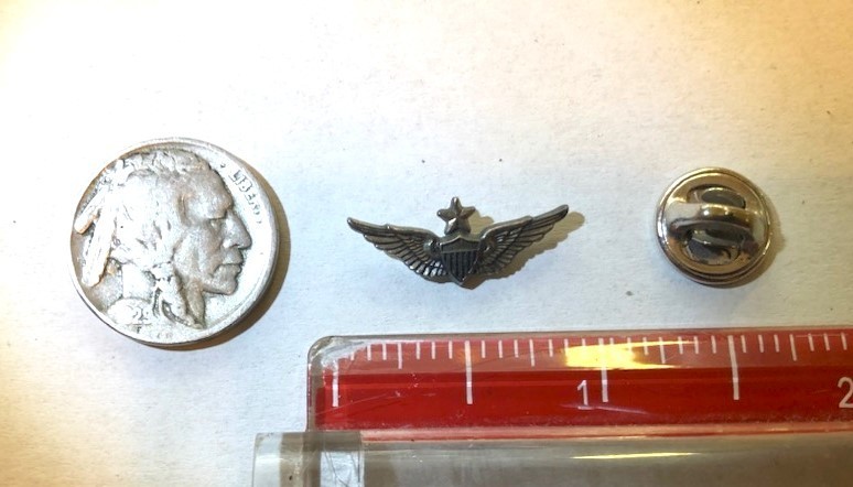 US Army Pilot Wings Badge CTO Senior Sterling Pin | eBay