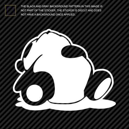 (2x) Sleeping Panda Sticker Die Cut Decal Self Adhesive Vinyl jdm drift ...
