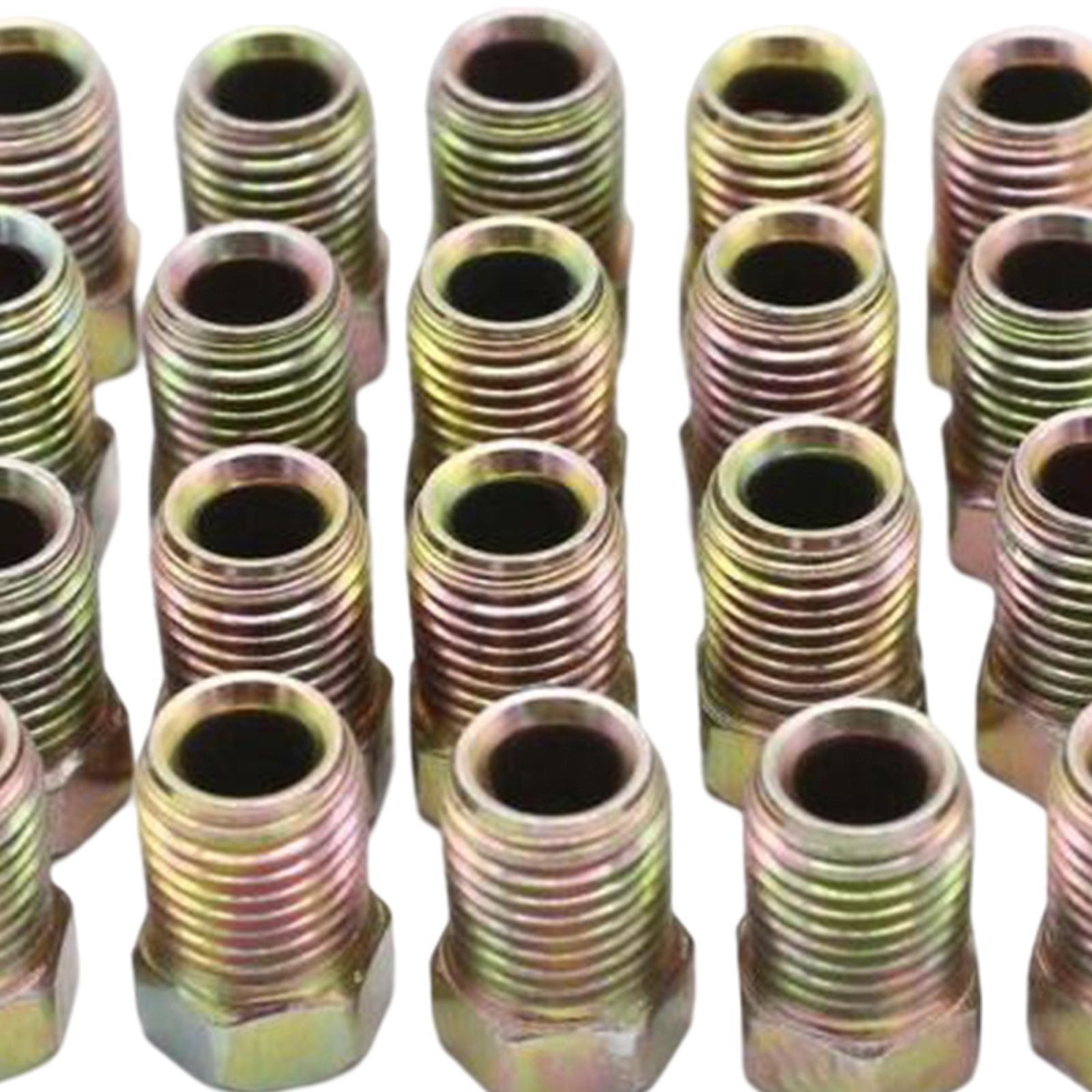 Set of 20 3/8-24 Inverted Flare Tube Nuts Auto Parts Fit for 3/16 inch ...