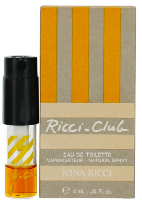 Ricci club by Nina Ricci For Men Mini EDT Spray 0.14oz (low fill) NIB ...