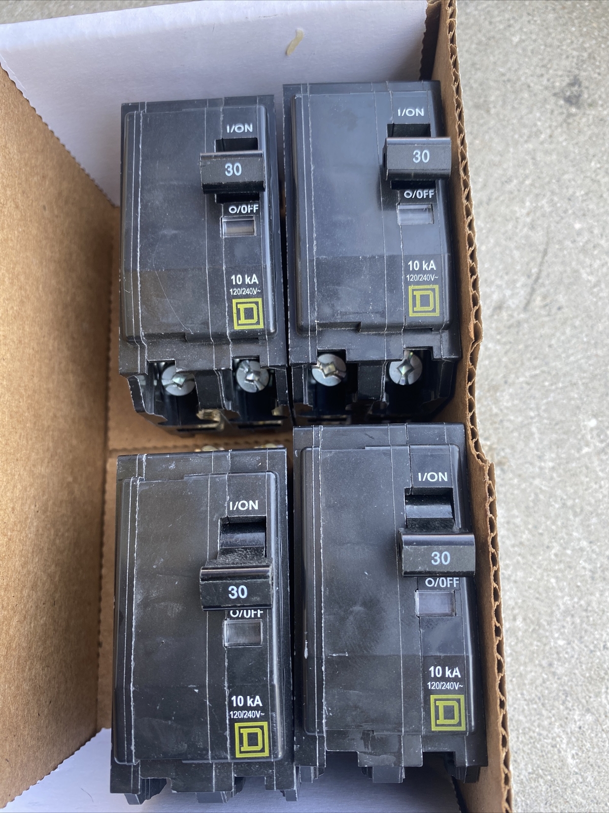 Square D QOB230 2 Pole 30 Amp Circuit Breaker Lot 4 Ps. | eBay