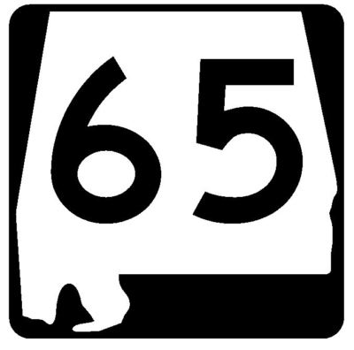 Alabama State Route 65 Sticker R4450 Highway Sign Road Sign Decal | eBay