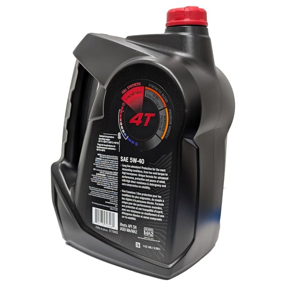 BRP New OEM 4T 5W-40 Synthetic Oil, 1 Gallon, 9779493 | eBay