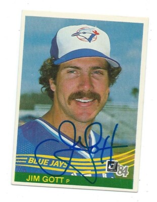 Jim Gott Hand Signed autograph on a 1984 Donruss-Toronto Blue Jays | eBay