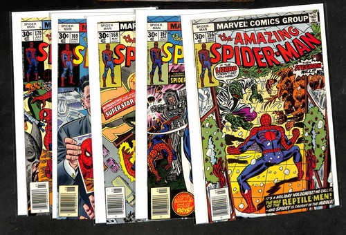 The Amazing Spider-Man #166-170 Lot X5 Fan letter by Frank Miller (CP ...
