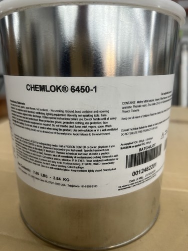 Chemlok 6450-1 Adhesive, One Coat Adhesive, 1 Gallon NEW | eBay