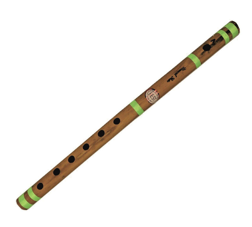 Handmade Natural Bamboo Flute Bansuri 15" A Scale Woodwind Musical ...