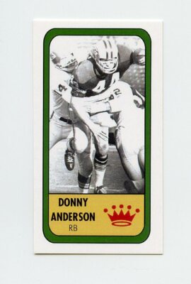 #TN01952 DONNY ANDERSON Rare Packers Crown Football Card | eBay