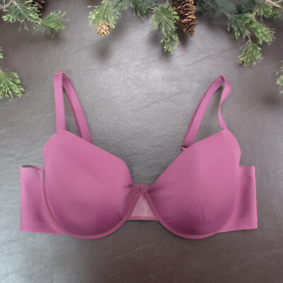 Maidenform Bra 40D Pink Padded Underwire Adjustable Clasp Back | eBay