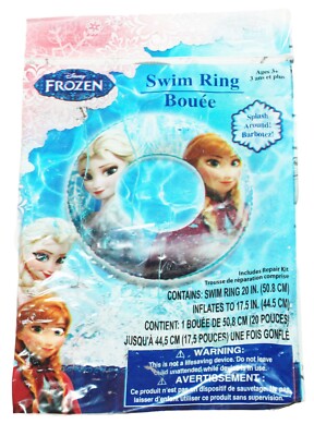 Disney Frozen - Princess Elsa & Anna Swim Ring Float - For Pool Water ...