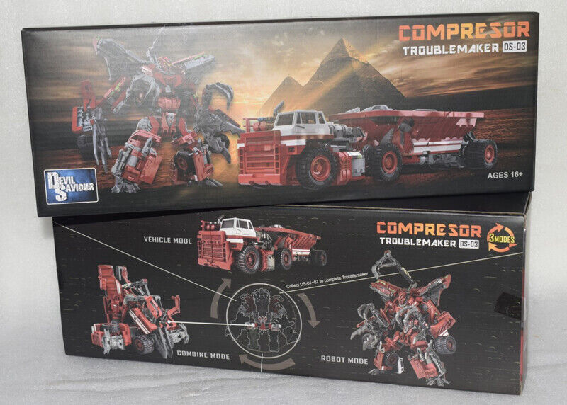 Transformable Toys Devastator Devil Saviour DS-01- 08 Set of 8Pcs ...