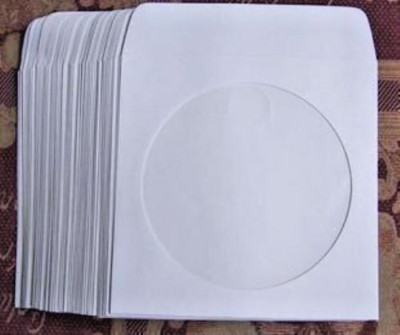 25 White Paper CD / DVD Paper Sleeves ***Brand New & Ships FREE*** | eBay