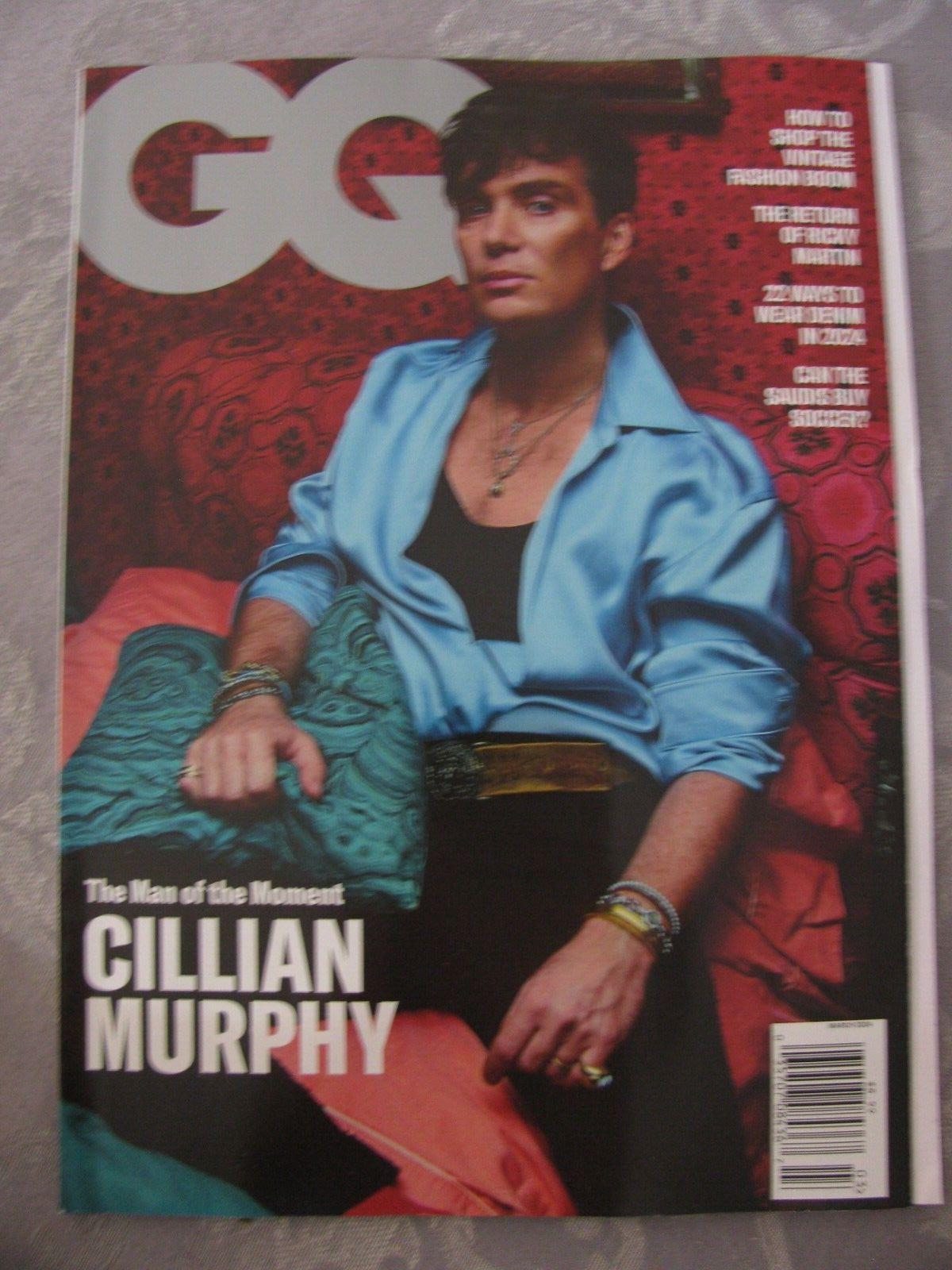 GQ Magazine March 2024 Cillian Murphy NEW | eBay