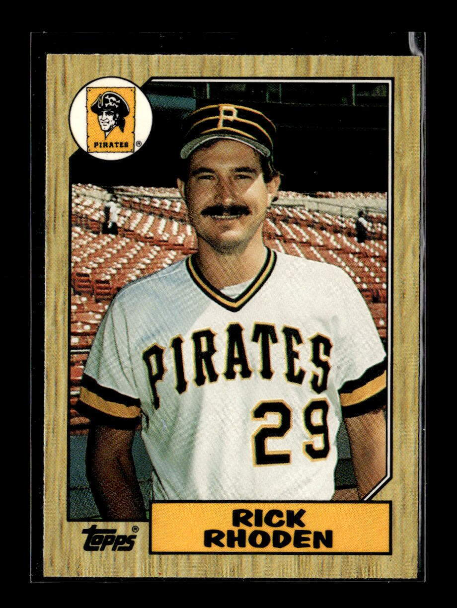 1987 Topps #365 Rick Rhoden Collector's Edition (Tiffany) | eBay