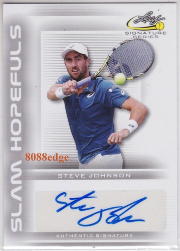 2017 LEAF SIGANTURE SLAM HOPEFULS AUTO: STEVE JOHNSON - AUTOGRAPH ...