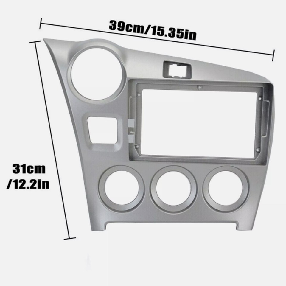 Stereo Radio Fascia Panel Frame Trim Dash Kit For Toyota MATRIX 2009 ...