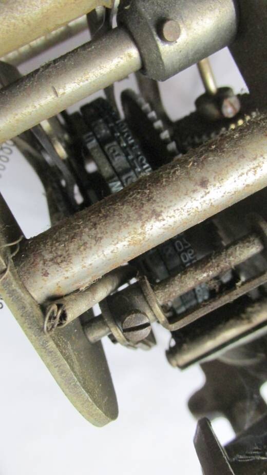 Antique IBM International Time Recorder Time clock time stamp parts | eBay