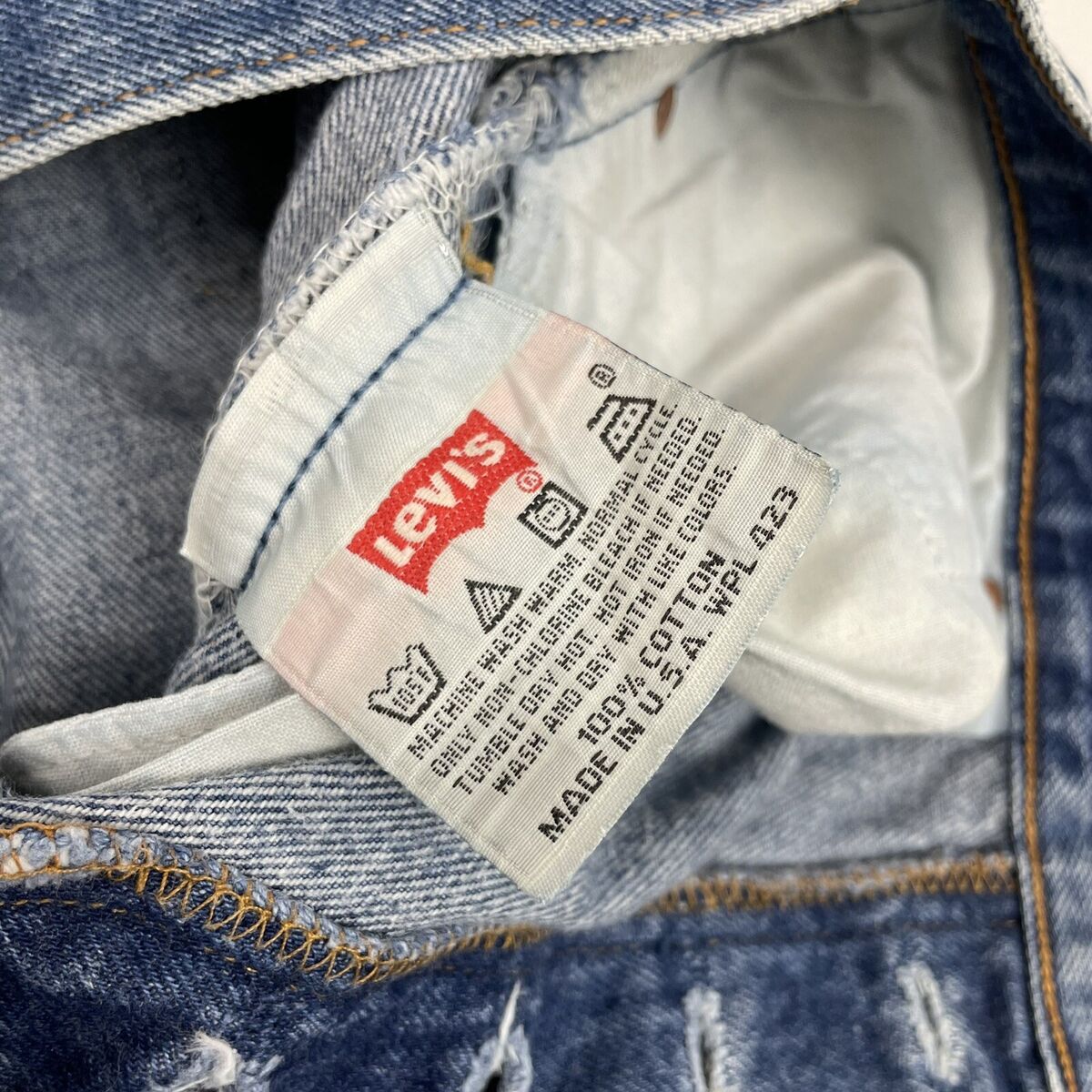 Vintage Levis 501 Blue Denim Jeans Mens 30w 29l Made In USA Vintage Levis 501 Blue Denim Jeans Mens 30w 29l Made In USA