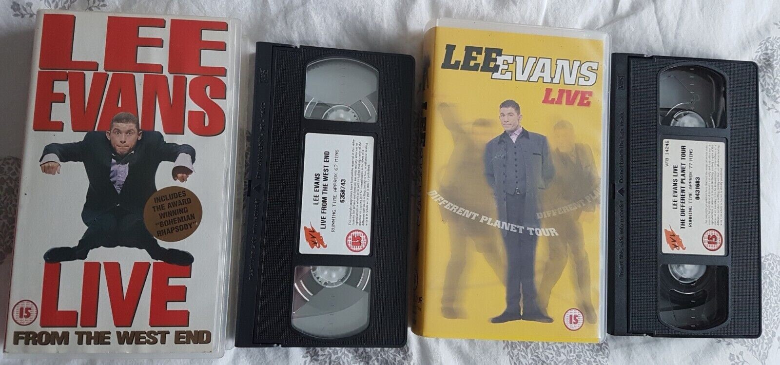 LEE EVANS Live - From The West End + Different Planet Tour (VHS) | eBay