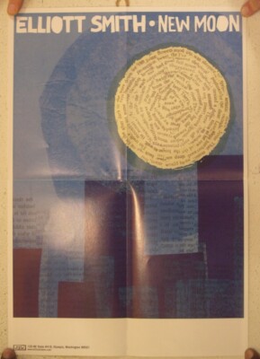 Elliott Smith Poster New Moon Album Tour Promo | eBay