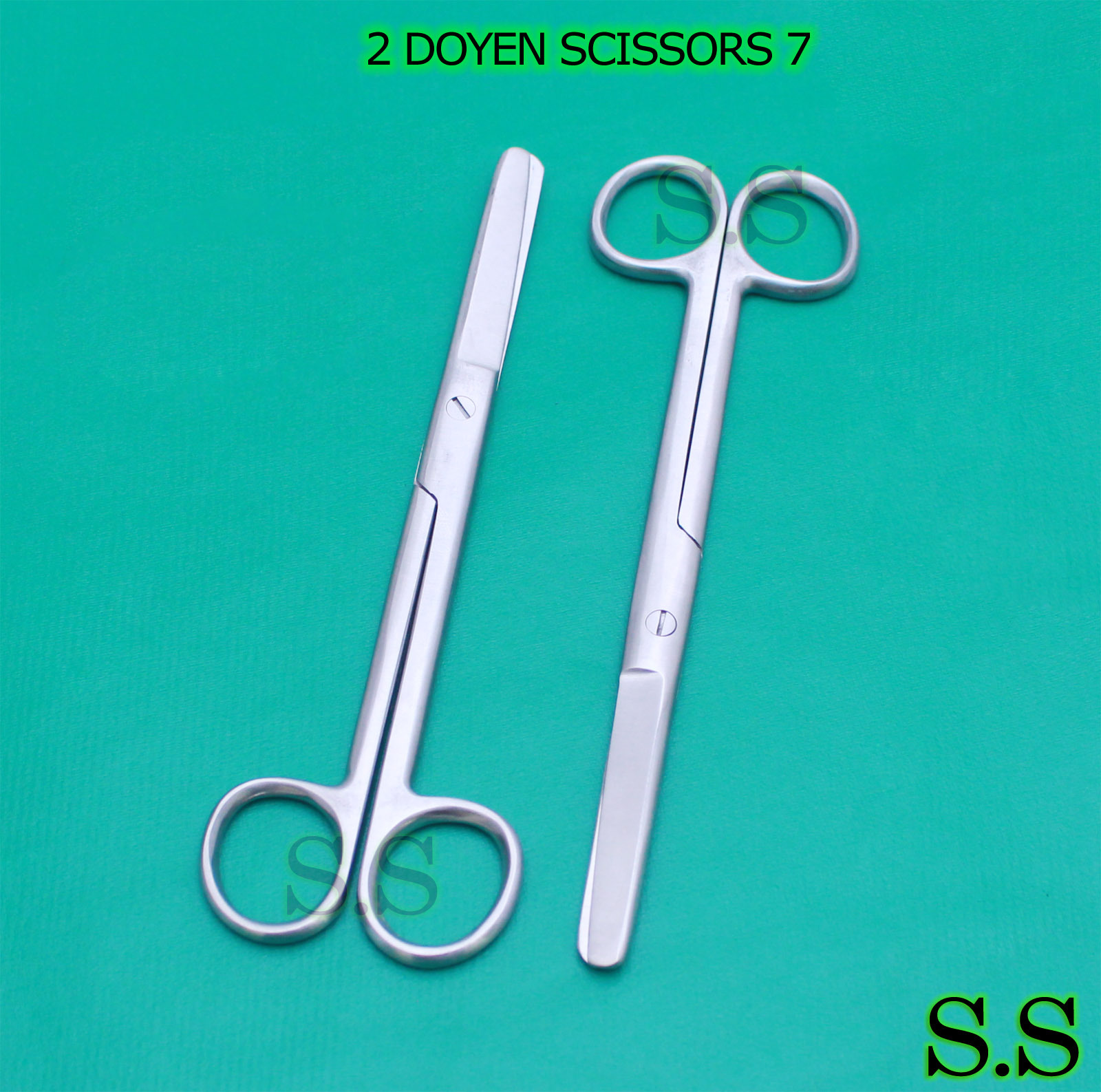 2 DOYEN SCISSORS 7" GYNO SURGICAL INSTRUMENTS | eBay