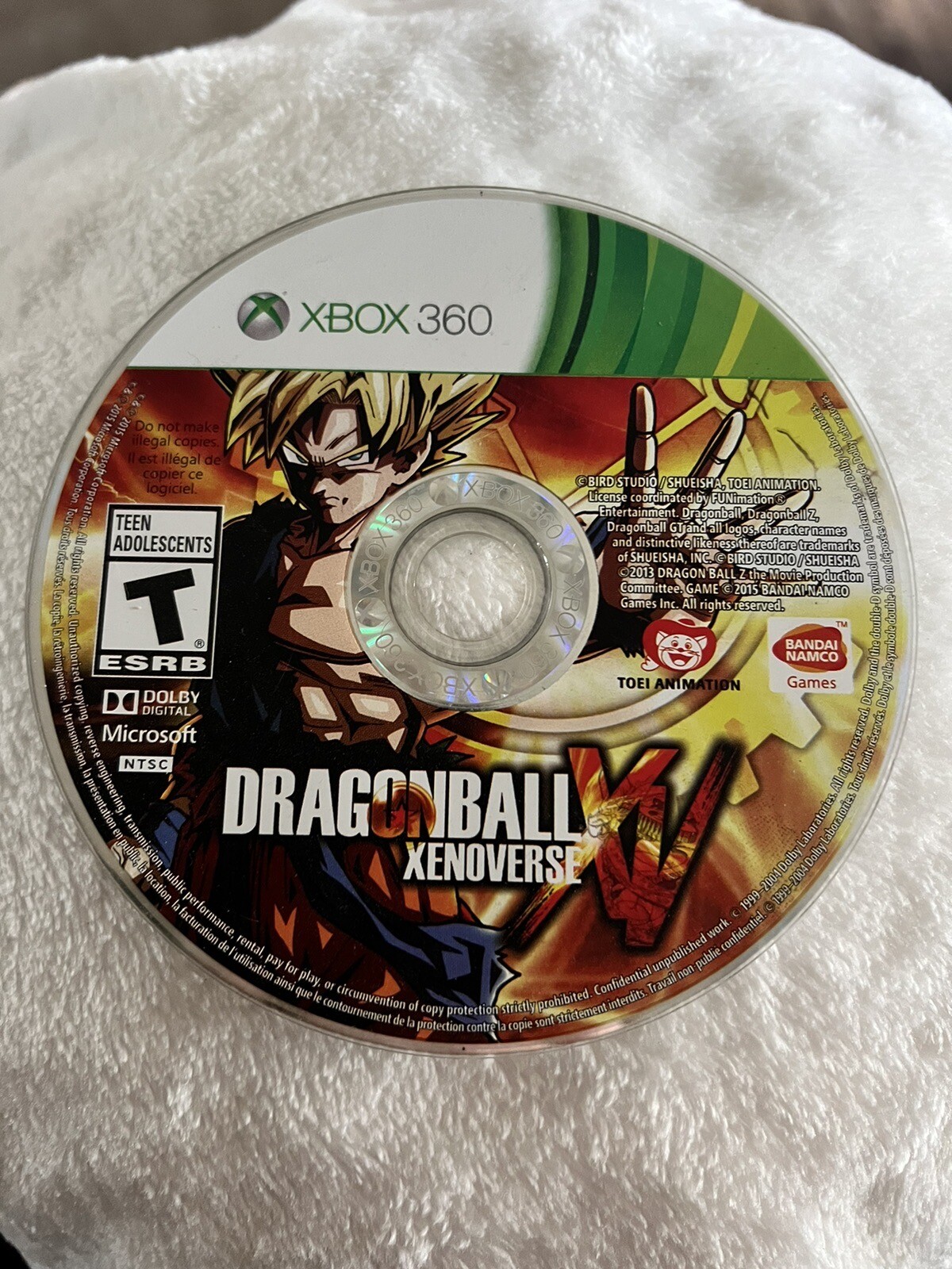 Dragon Ball Xenoverse XV (Microsoft Xbox 360 2015) DISC ONLY ...