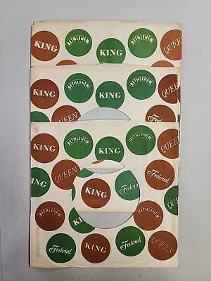 45 RPM 7" RECORD SLEEVES CO. SLEEVE 3 PACK SEE PHOTOS - King Federal ...