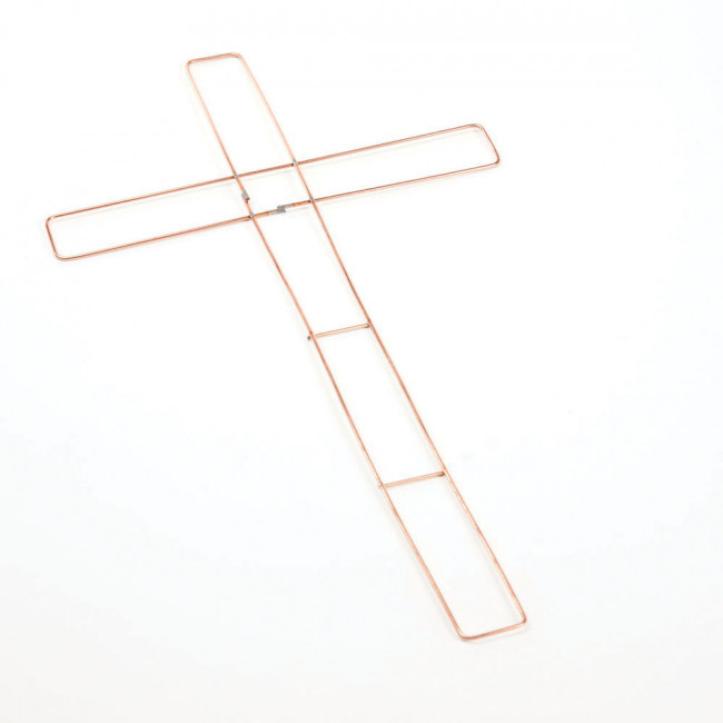 CROSSES WREATH MAKING FLAT WIRE FRAMES 15" (38cm) FOR HOLLY CHRISTMAS ...