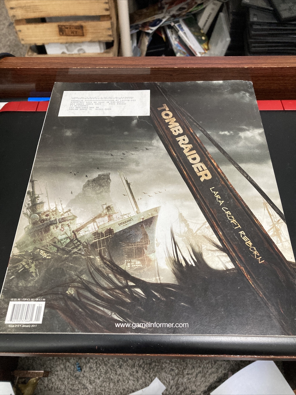 Game Informer Magazine Gamestop Tomb Rider Issue Volume 213 ...