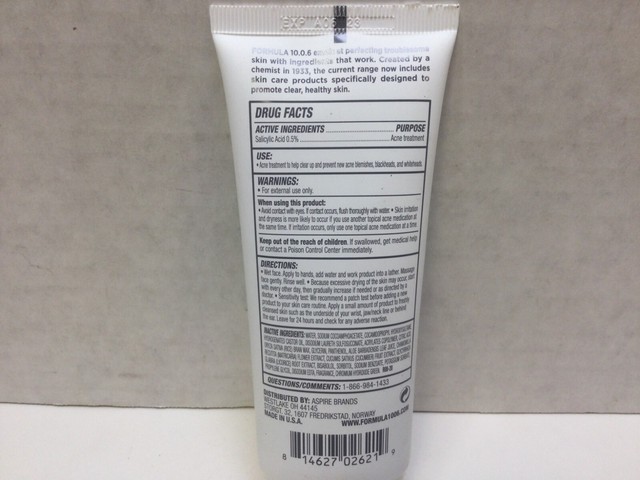 Formula 10.0.6 Scrub So Clean Acne-Fighting Super Scrub Salicylic Acid ...