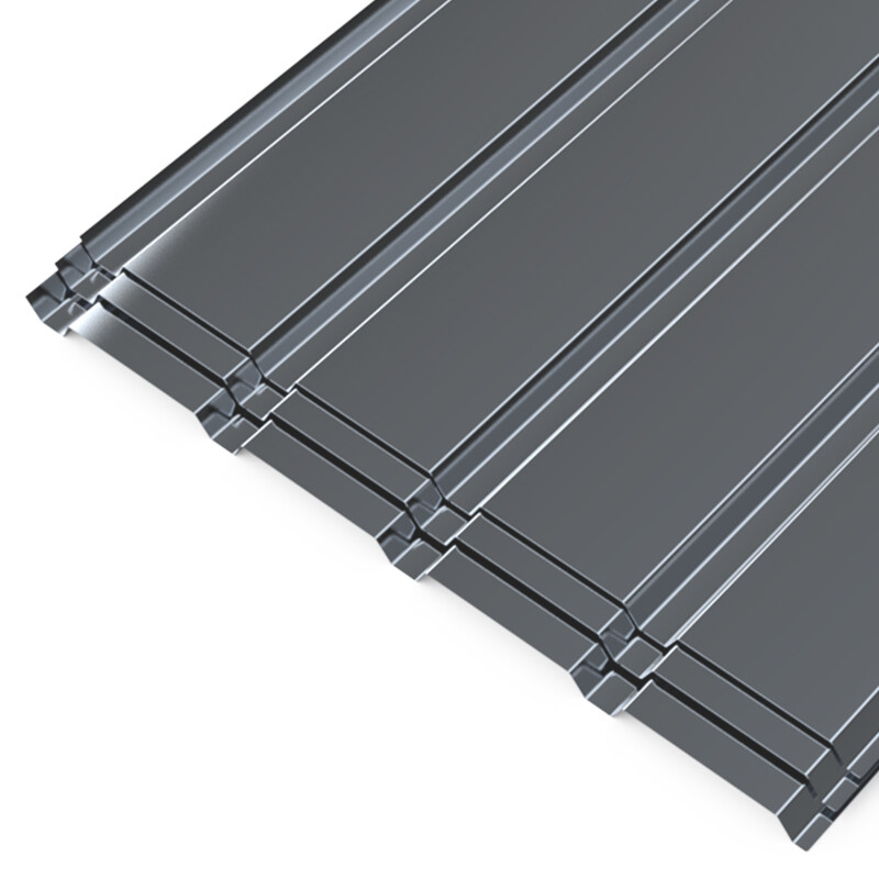 Mondeer 12 PCS Roof Sheets Corrugated Profile Galvanized Metal Sheet ...