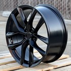 4 New 21" Matt Black Rims Staggered Wheels 21x9 21X10 5x120 Fits Tesla ...
