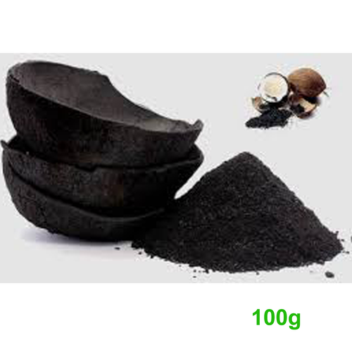 Activated Carbon Powder Coconut shell charcoal Pure Organic ceylon 100g ...
