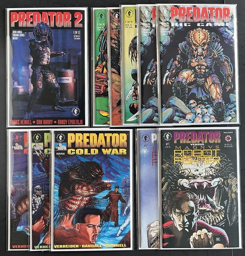 Predator Dark Horse Comic Lot #1 Big Game #1-4 Vs Magnus Robot Fighter NM Key | eBay